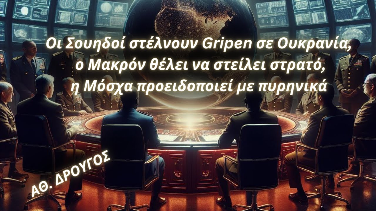 Αθανάσιος Δρούγος: Οι Σουηδοί στέλνουν Gripen σε Ουκρανία, η Μόσχα ...