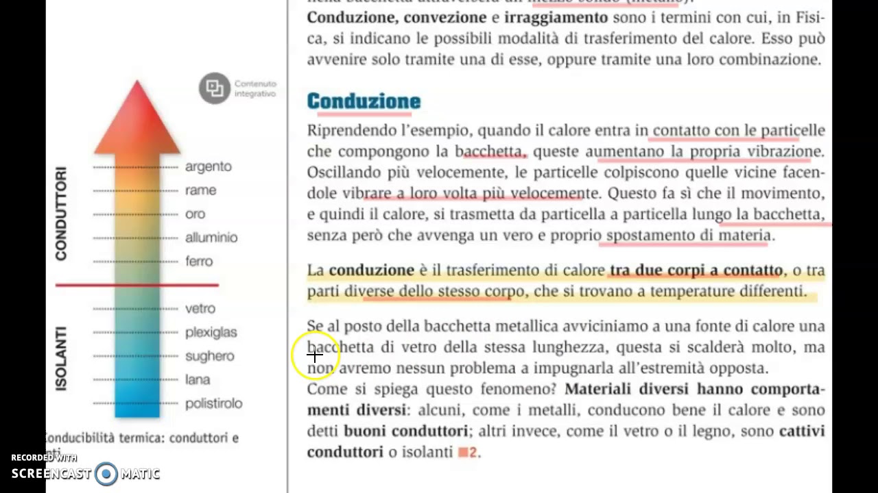 Conduzione, convezione, irraggiamento - YouTube