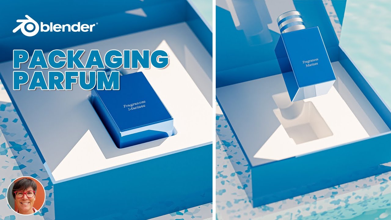Faire un Packaging Produit [Tuto Blender 4.1] - YouTube