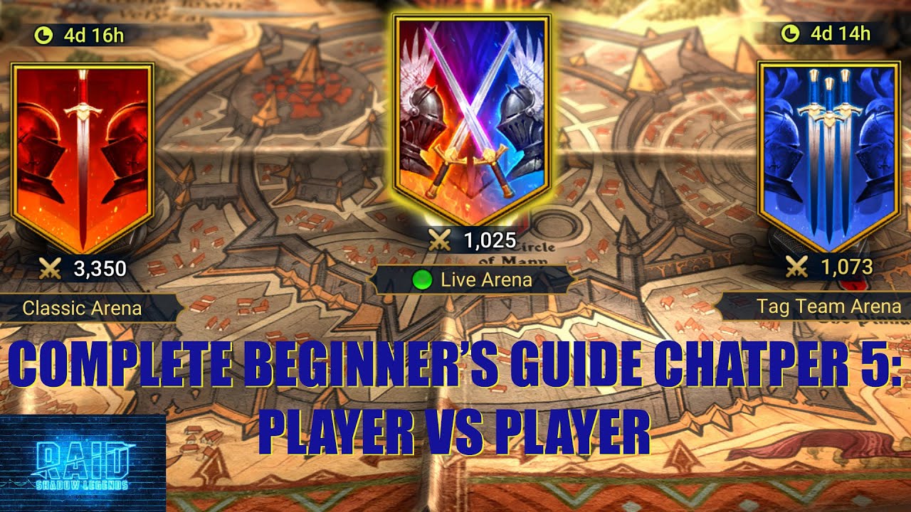 Raid Shadow Legends Complete Beginner's Guide Chapter 5: Player vs ...