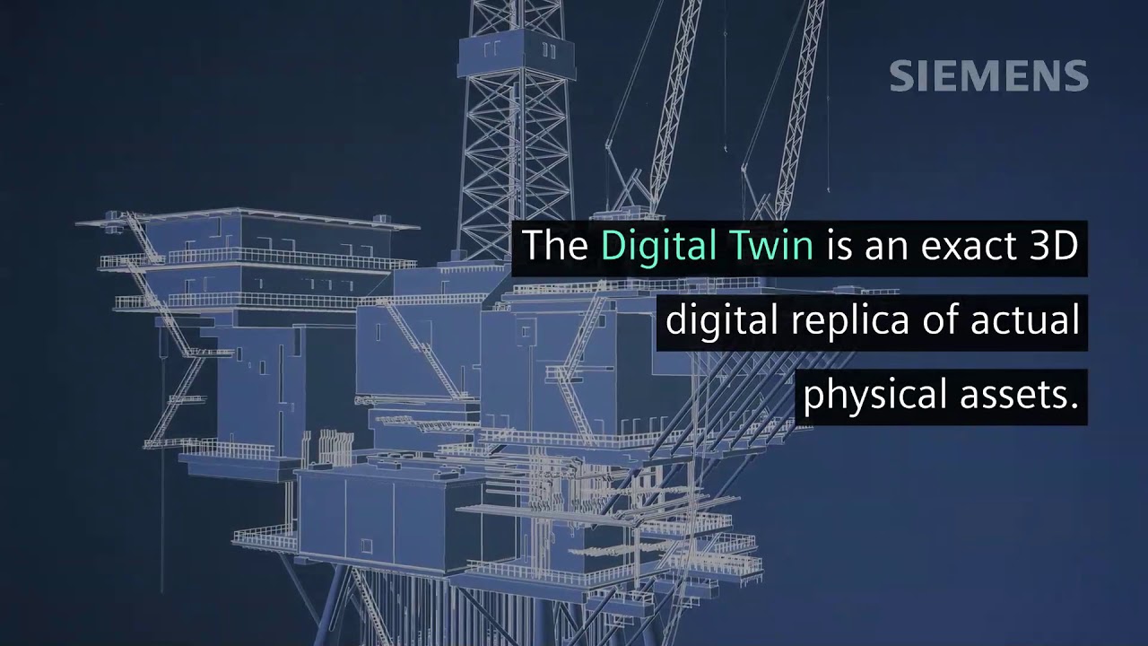 Siemens “Digital twin” defined for the oil field. - YouTube