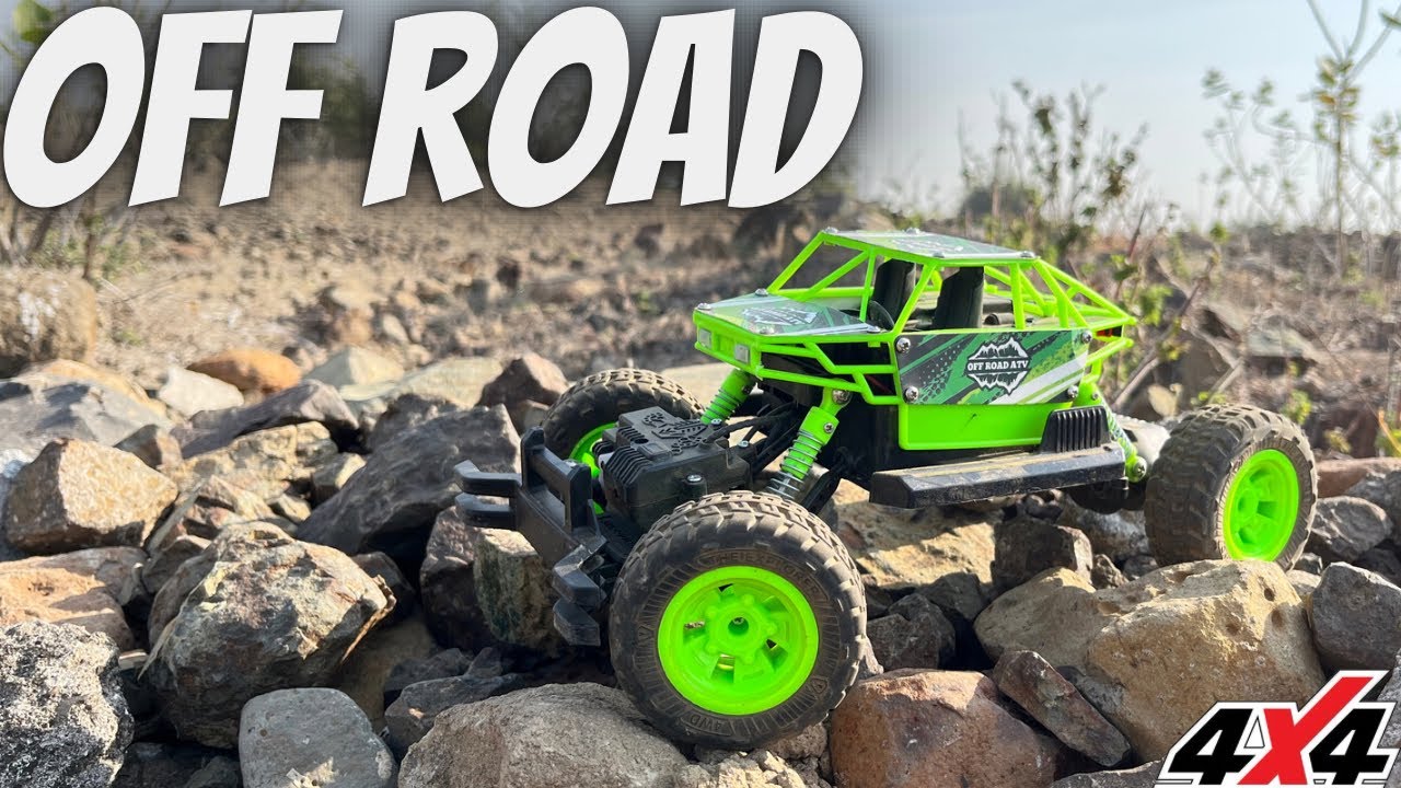 Rc car Mirana duster 4x4 nest level off road 🙀|| Rc car को पथरो पर ऑफ़ ...