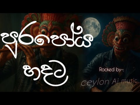 Pura poyahadata(පුර පෝය හඳට)|Rohan weerasinghe|rock vershion|Ceylon Ai ...