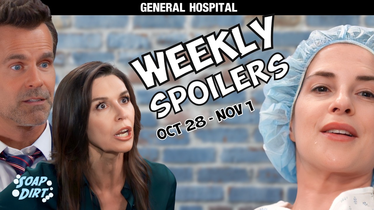 General Hospital Weekly Spoilers Oct 28-Nov 1: Drew Busted, Anna Scrambles & Sam Lost #gh - YouTube