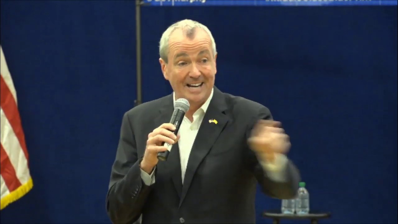 Governor Hosts Town Hall in Union City with Mayor Stack - YouTube