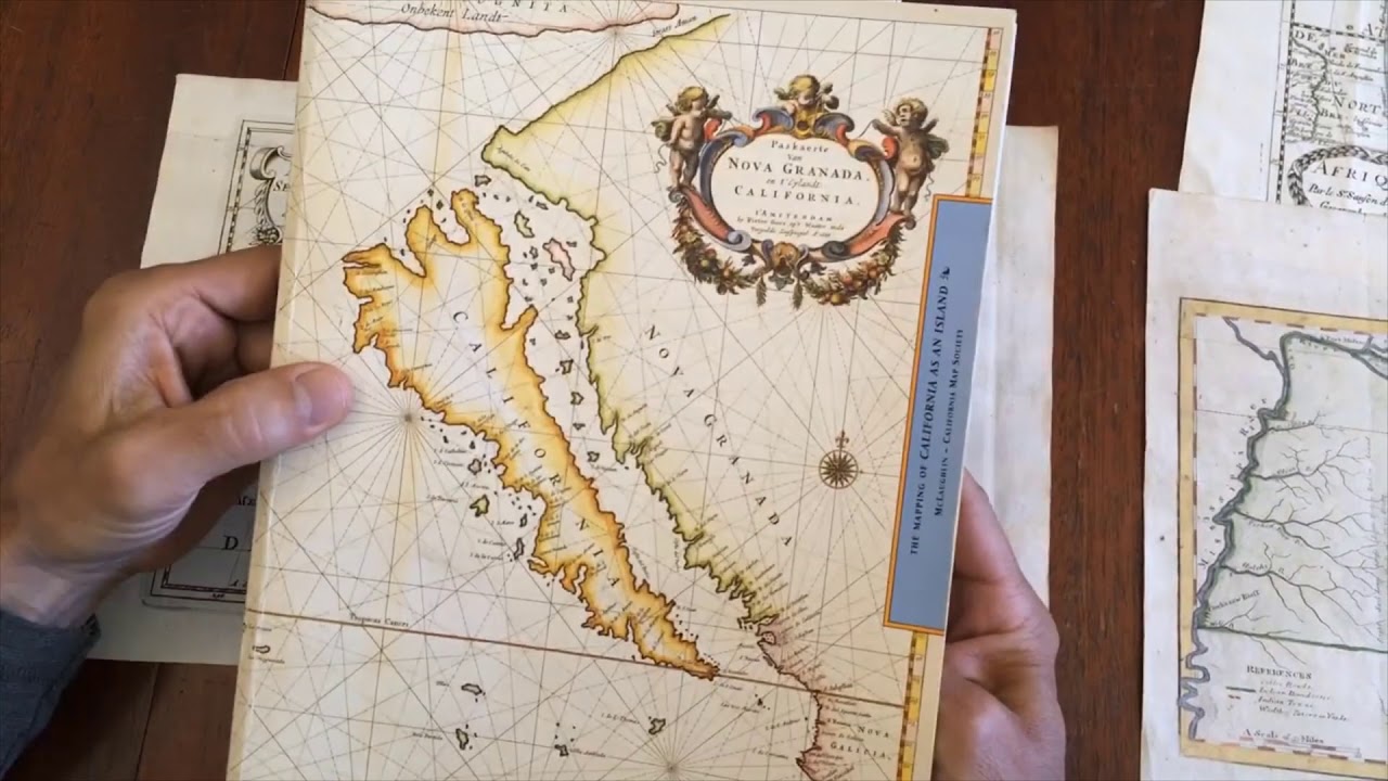 California as an Island 1683 North America Unexplored Regions fine ...