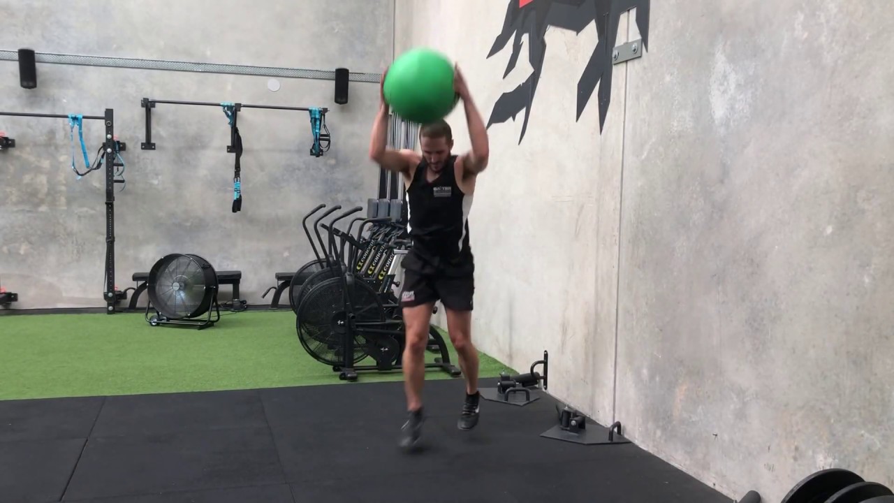 Lunge Jump Slams [Slam Ball Exercise] - YouTube