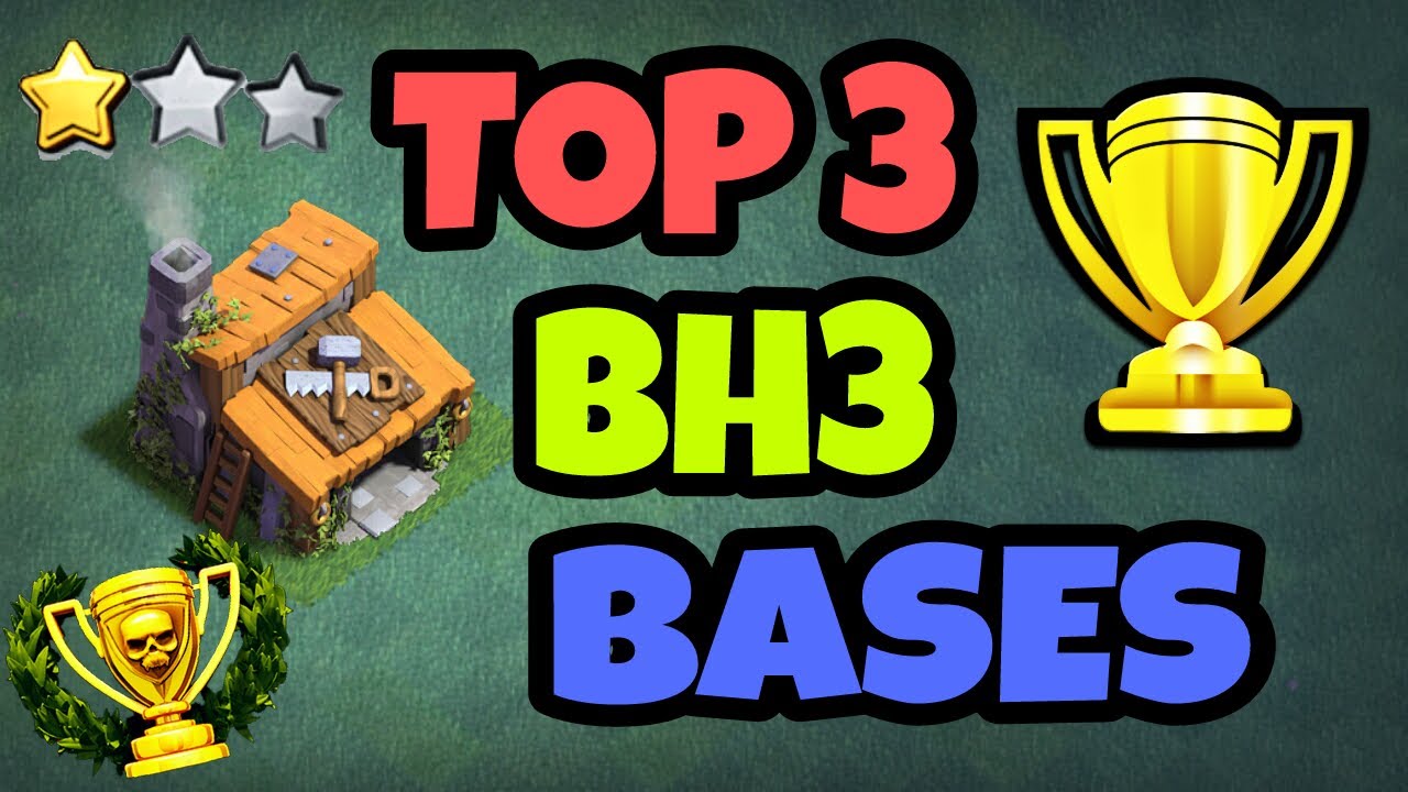 TOP 3 BEST Builder Hall 3 (BH3) Base Designs + PROOF | NEW CoC Builder ...