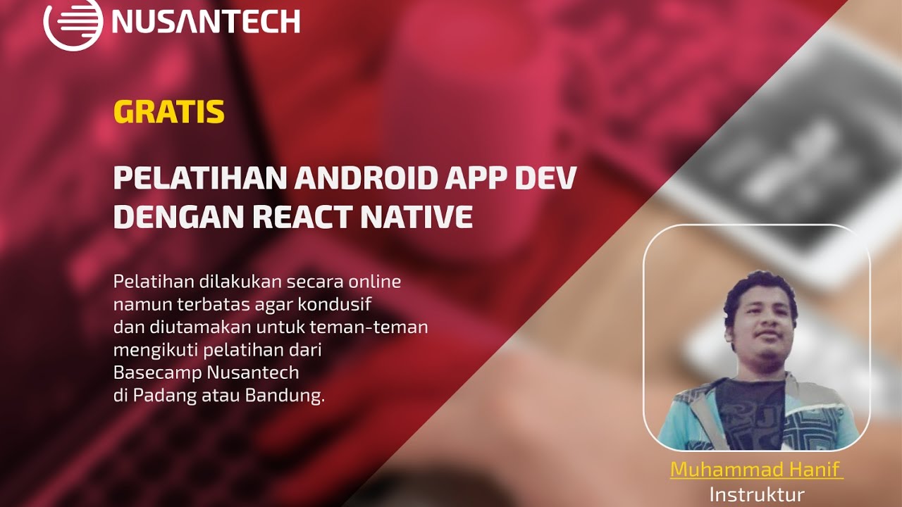 Pertemuan 1 - Pengenalan Dasar React Native - YouTube