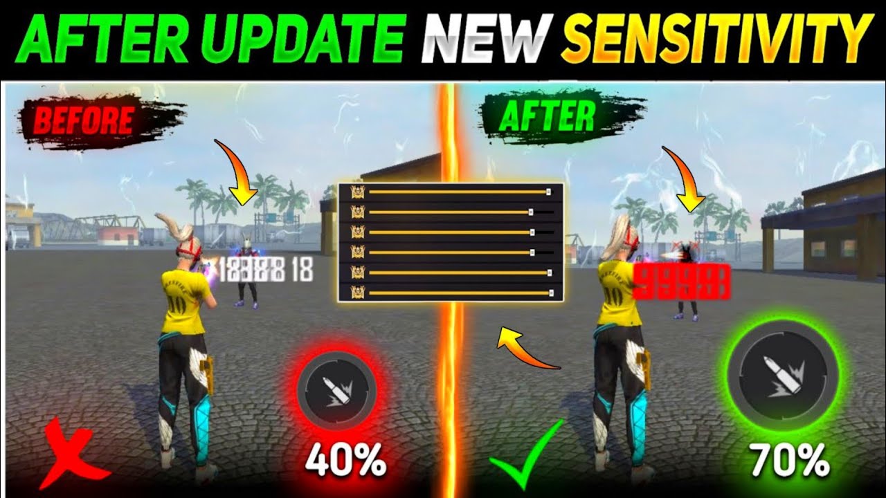 After OB42 Update 🤯 Secret Headshot Sensitivity Setting In Free Fire ...