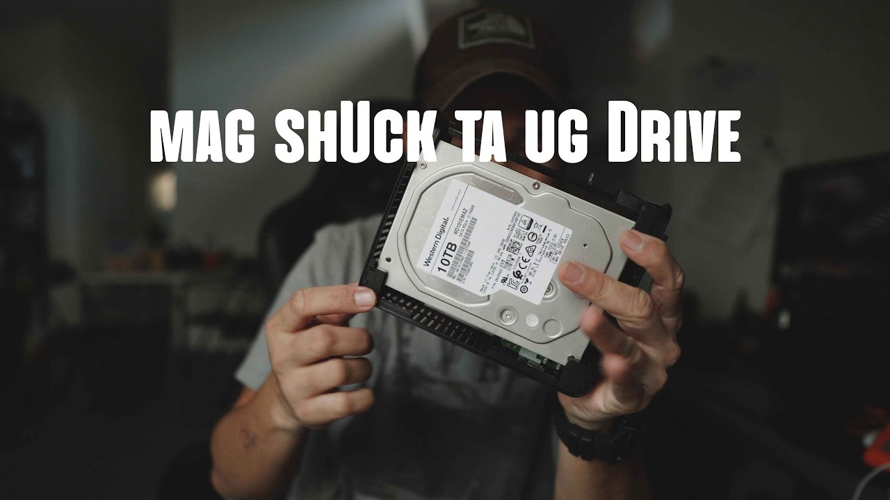 shucking a drive... my way :p - YouTube
