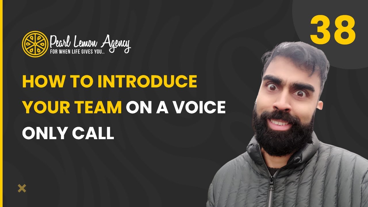 How To Introduce Your Team On A Voice Only Call | Day 38 - YouTube