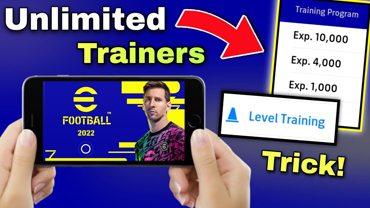 How To Get Unlimited Training Program 😍 (4000 or 10000 Exp.) In eFootball Pes 2023 Mobile - YouTube