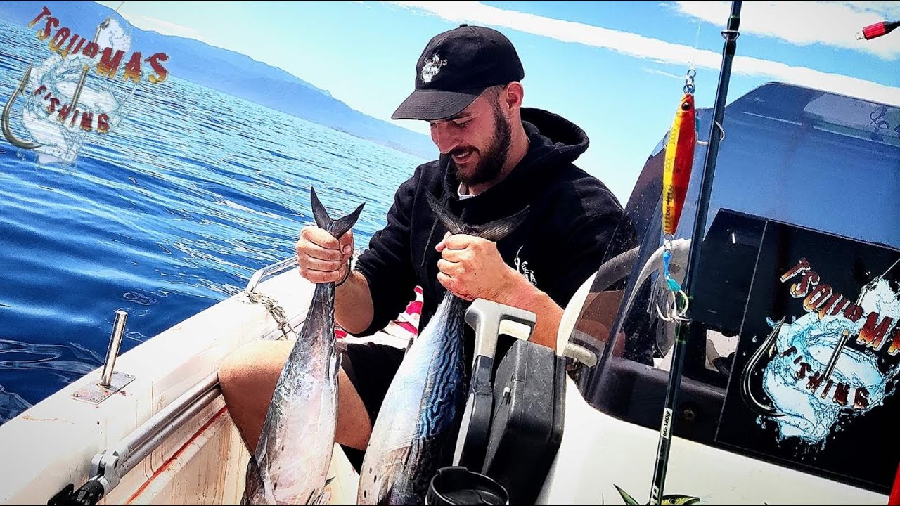 ΨΑΡΕΜΑ ΜΕ SLOW JIGGING | ΟΙ ΜΑΧΕΣ ΜΕ ΤΑ ΤΟΝΑΚΙΑ - Mackerel tuna - YouTube