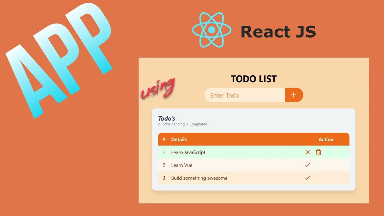 How To Make A Todo List App Using ReactJS YouTube How To Make A Todo List App Using ReactJS YouTube