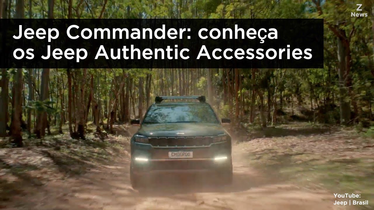 Jeep Commander: conheça os Jeep Authentic Accessories - YouTube
