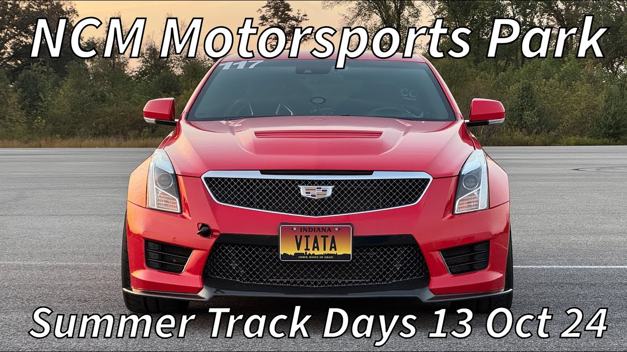 Cadillac ATS-V @ NCM Motorsports Park Summer Track Days 13Oct24 - 2:18 ...