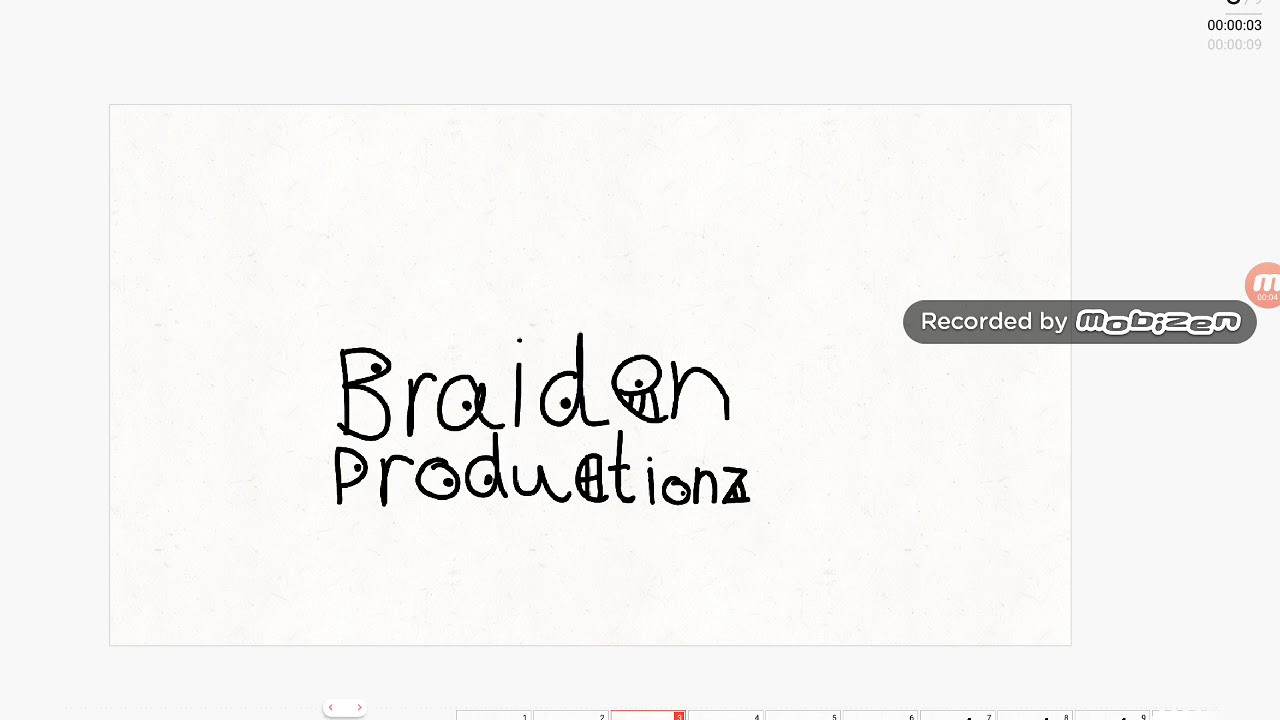 Braiden productions logo bloopers take 2 different letter for the 1st ...