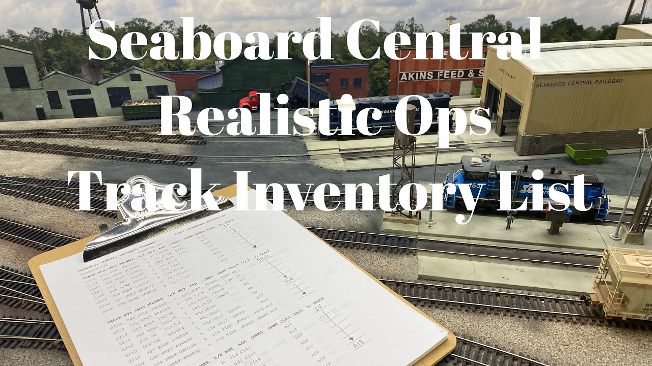 Seaboard Central - Realistic Ops Track Inventory - YouTube