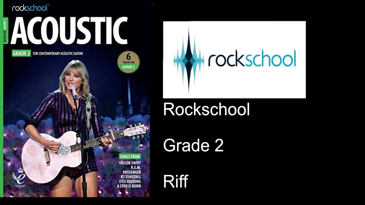 Rockschool Grade 2 Acoustic Riff Full & Backing Tracks - YouTube
