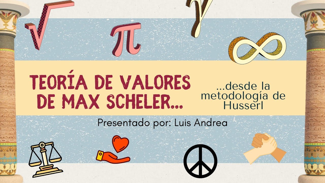 Teoria de los valores y la fenomenologia Scheler y Husserl - YouTube