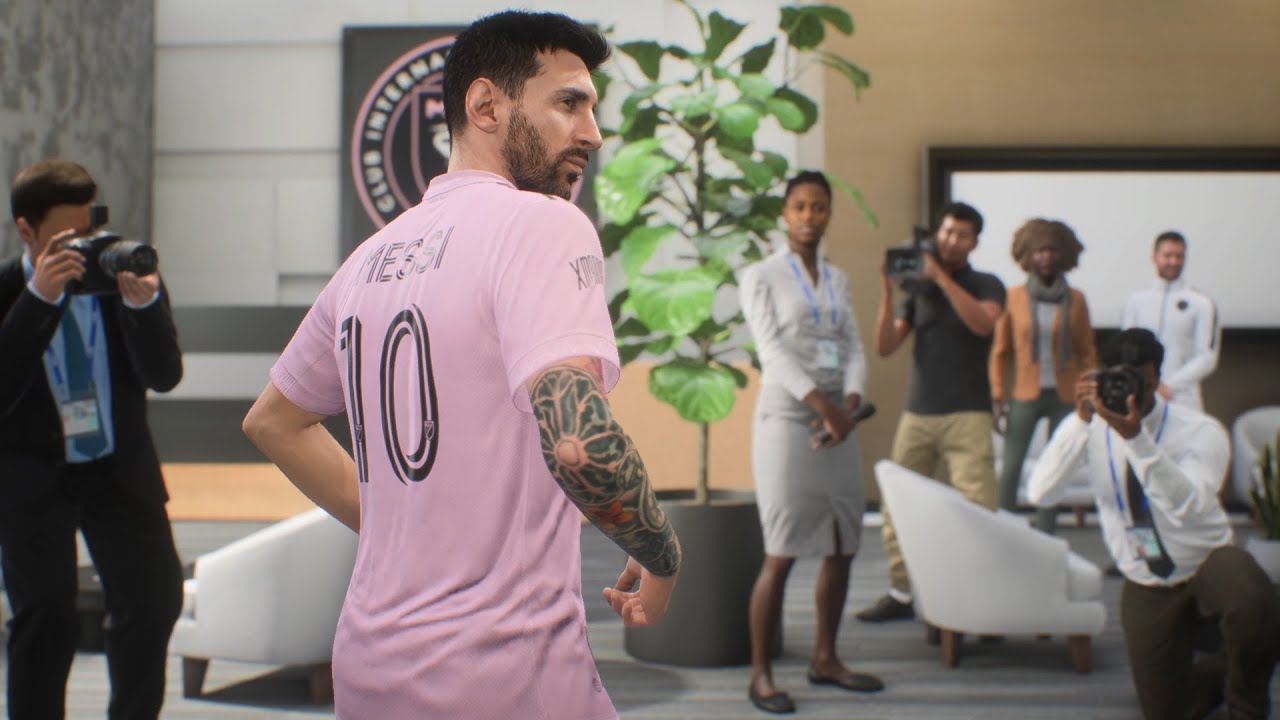 Messi's Inter Miami Debut - FIFA 23 Gameplay - YouTube