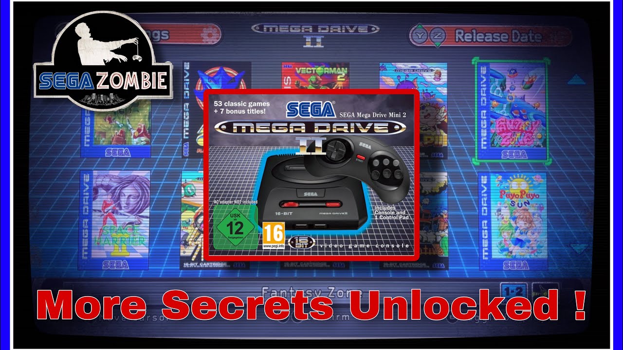 Sega MegaDrive/Genesis Mini 2 - More Secrets unlocked! - YouTube
