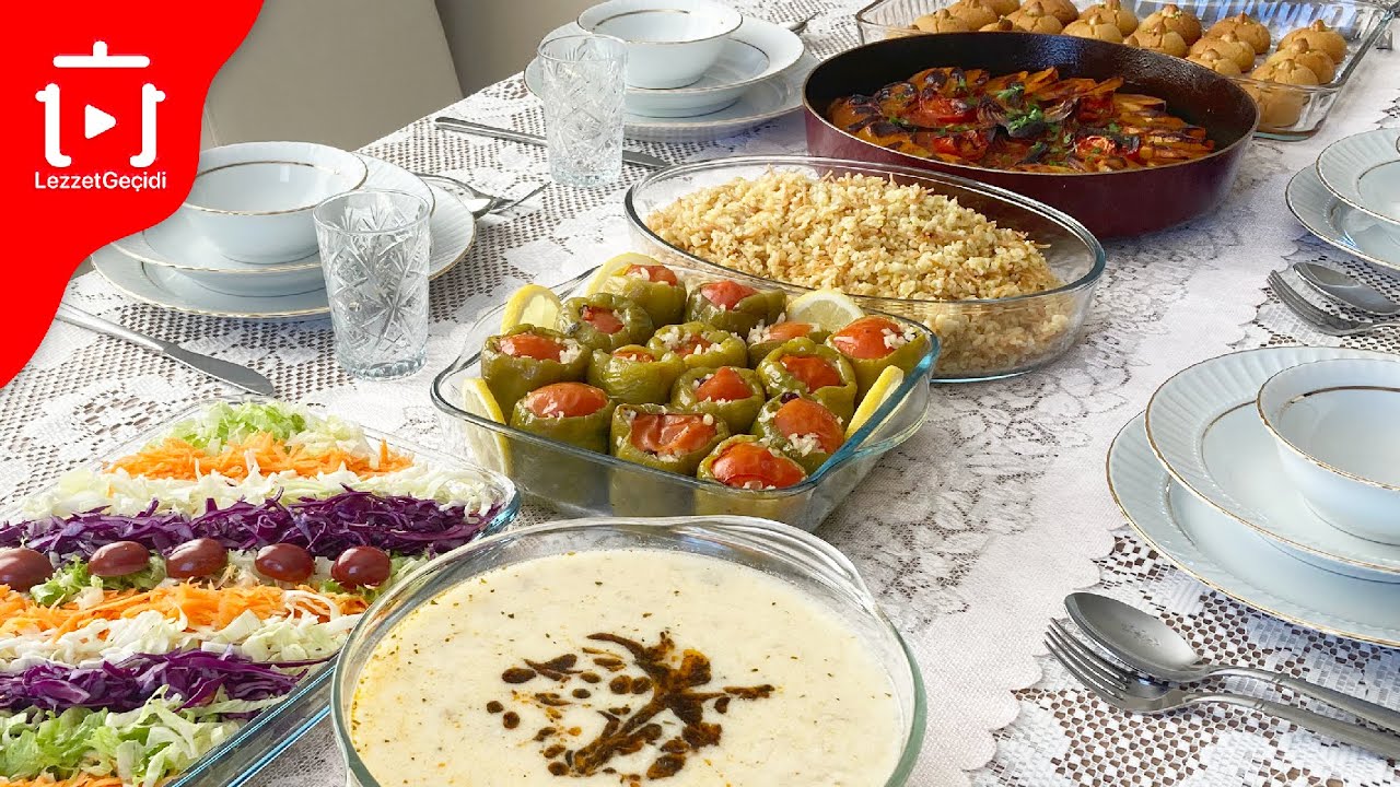 İftar Menüsü 5 Yemek Tarifi - Çorba, Zeytinyağlı Ara Yemek, Ana Yemek ...
