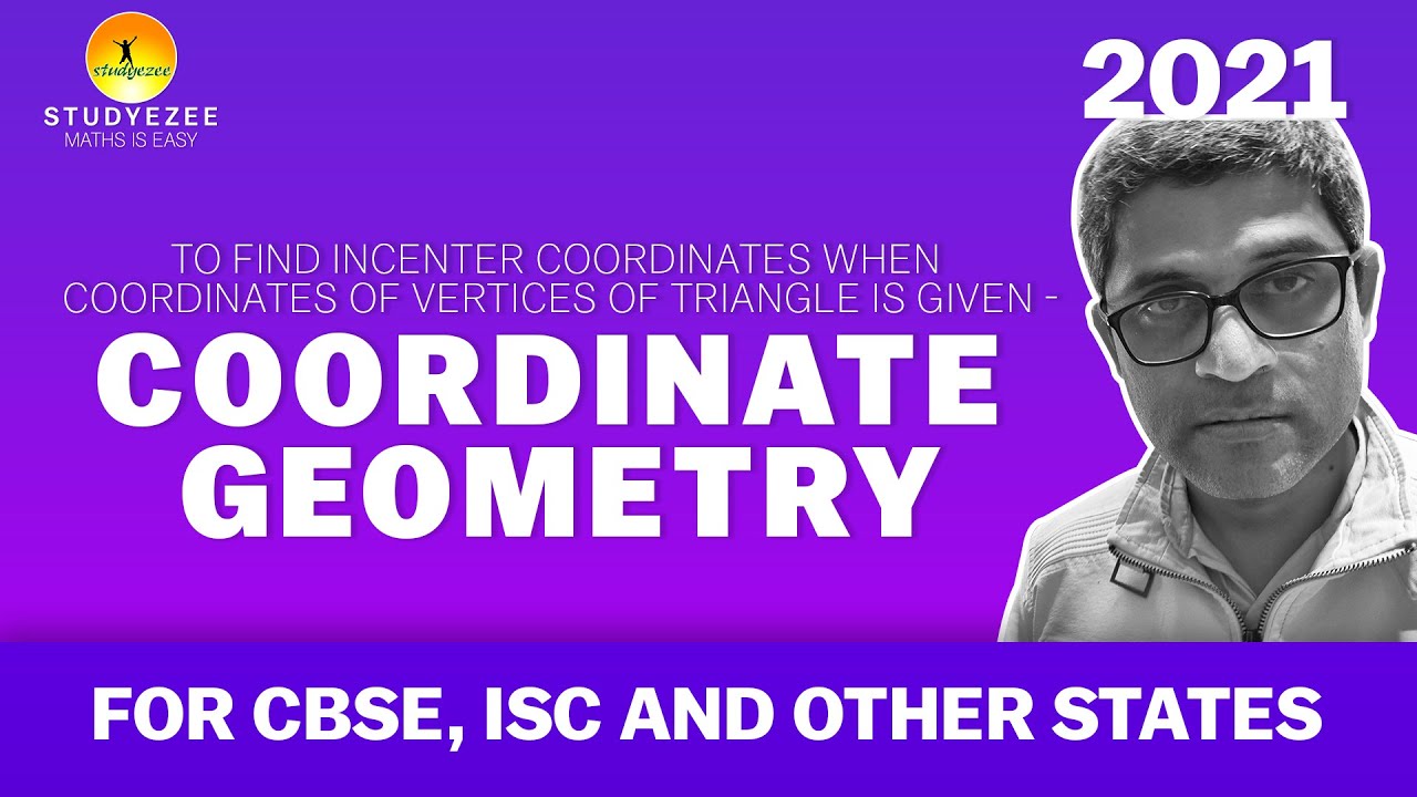 to find incenter coordinates when coordinates of vertices of triangle ...