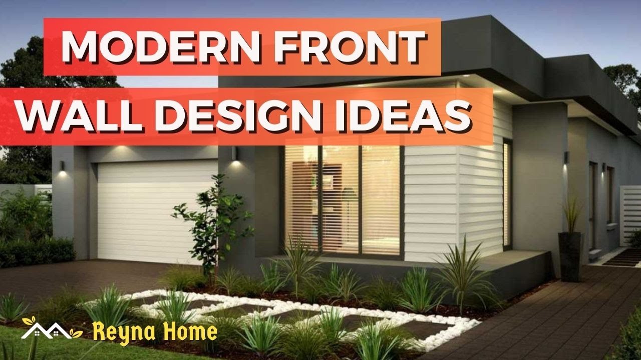 Modern Front Wall Design Ideas Front Wall Design For Small House - YouTube