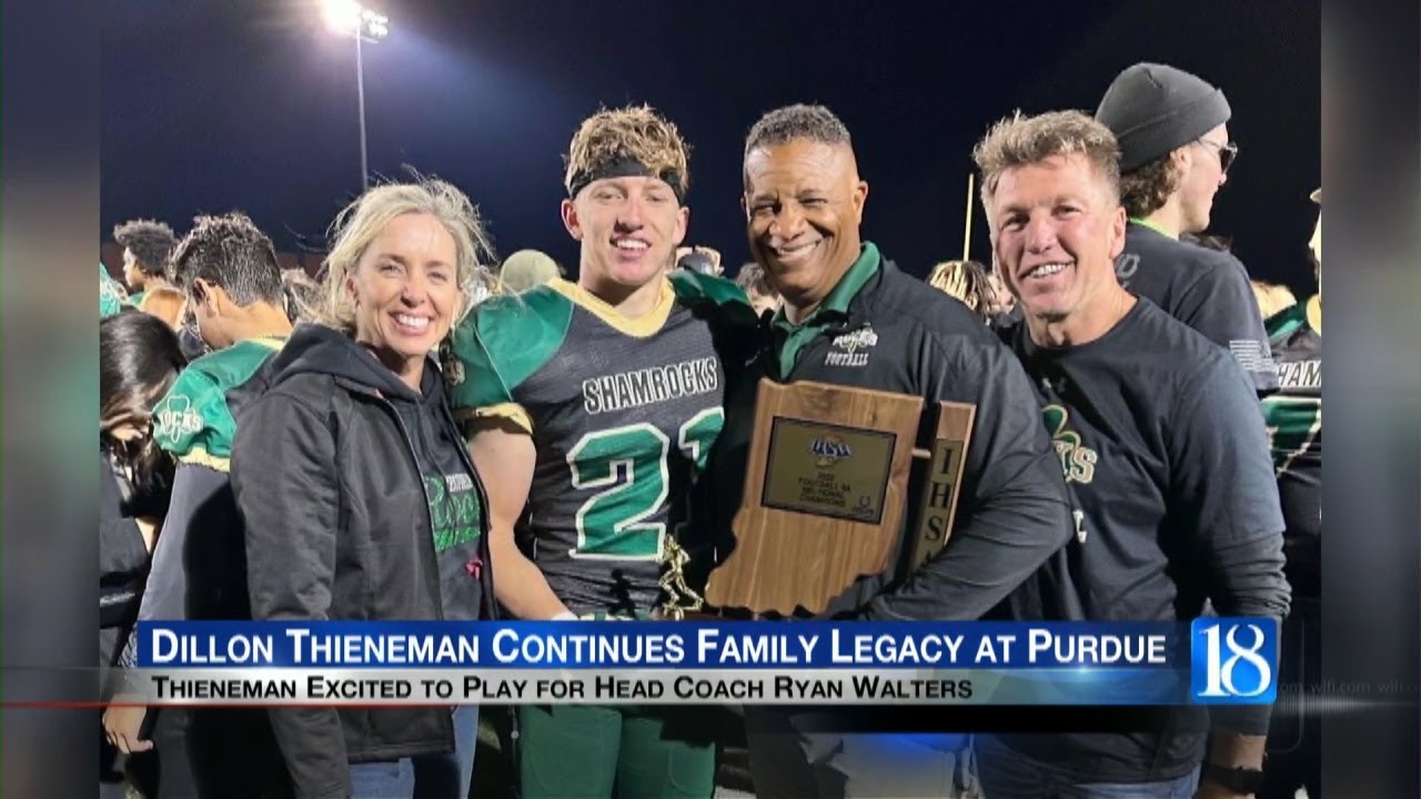 Dillon Thieneman continues family legacy at Purdue, excited to play for ...