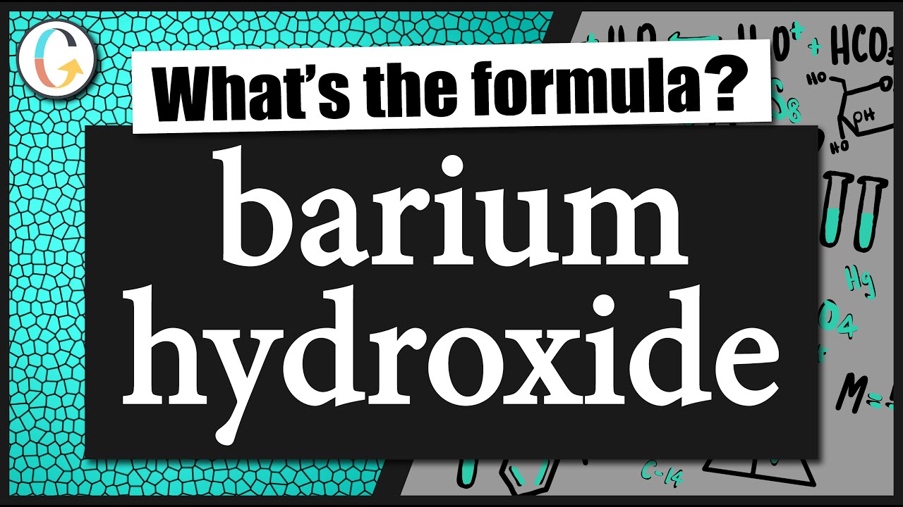 How to write the formula for barium hydroxide - YouTube