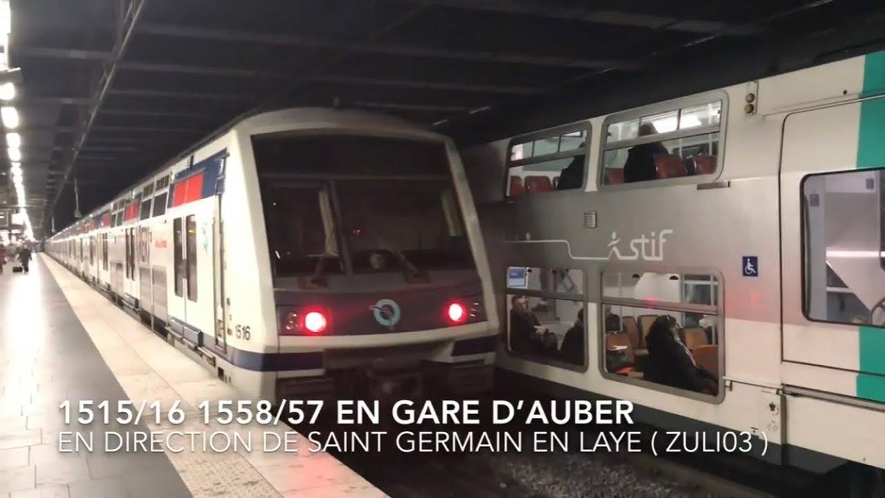 ( RER A ) Spot en gare d'Auber et Gare de Lyon - YouTube