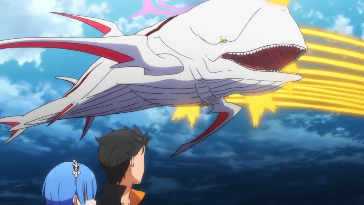 White whale fight (full fight 2/3) | Re:Zero S1 - YouTube