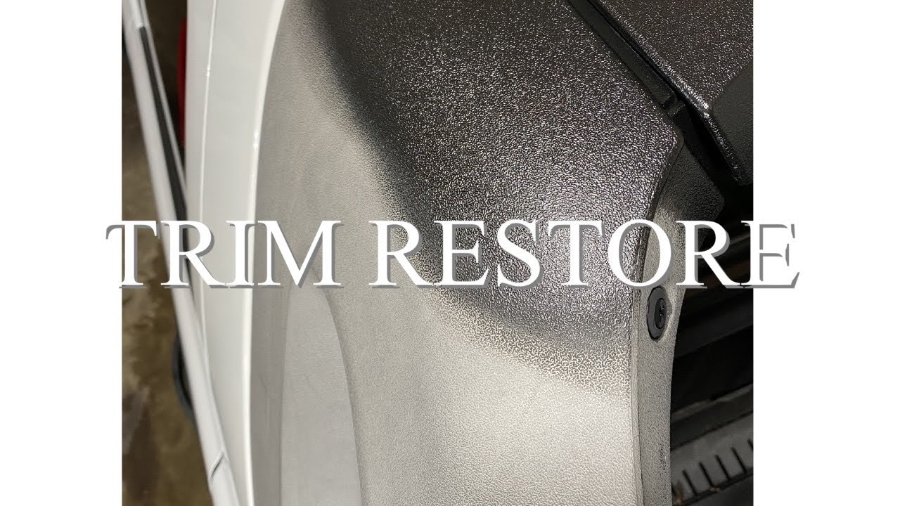Restoring Faded Black Trim on a Chevy Avalanche - YouTube
