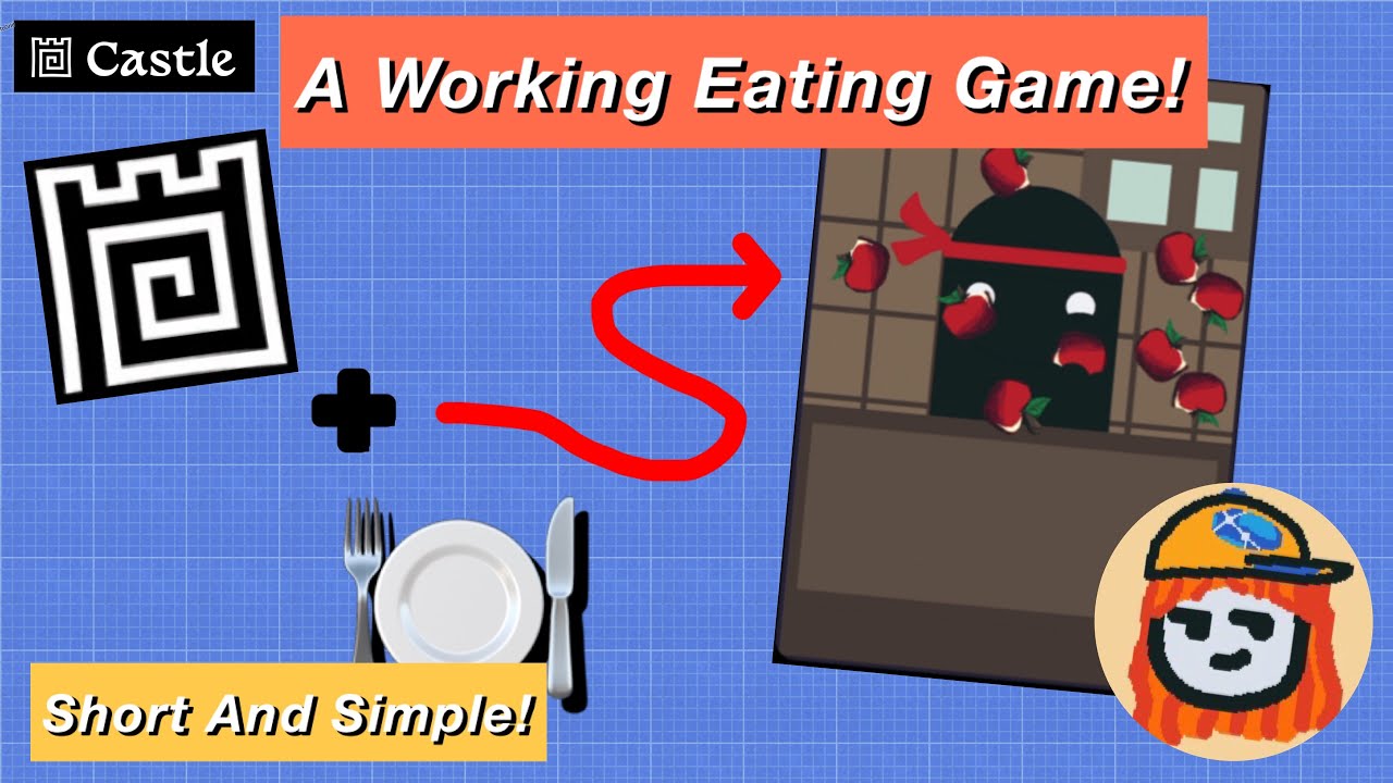 How to make an Eating Game! in Castle - make and play - YouTube