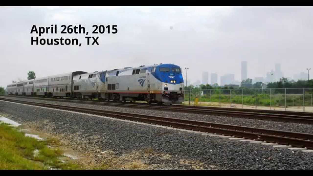 AMTK 201 Leads Sunset Limited #2 - Houston, TX - YouTube