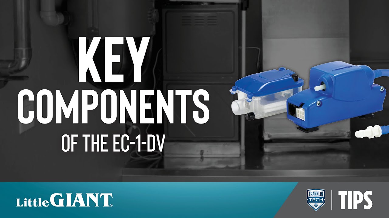 9 Key Components of the Little Giant EC-1-DV Mini Split Condensate Pump ...