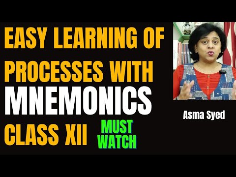 Memorise with ease all the processes by Mnemonics #businessstudies # ...