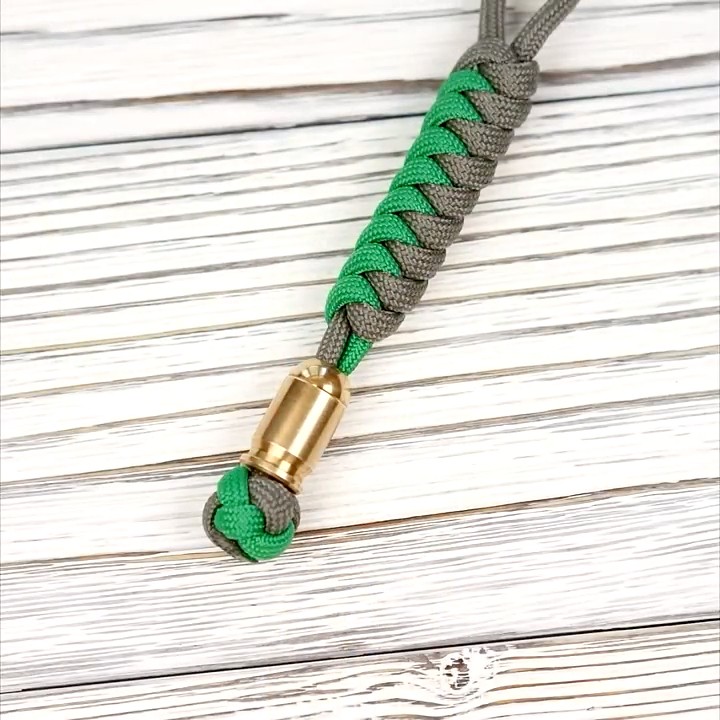 Paracord Keychain with Bullet #shorts - YouTube