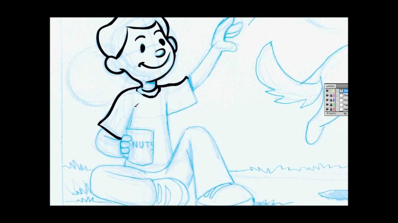 Digital Inking with Illustrator CS4 - Intuos - Broden Books - YouTube