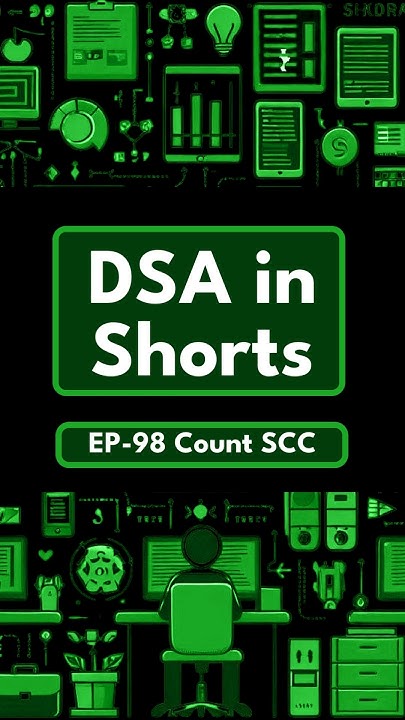DSA in Shorts | EP-98: Count Strongly Connected Components (SCC) - YouTube