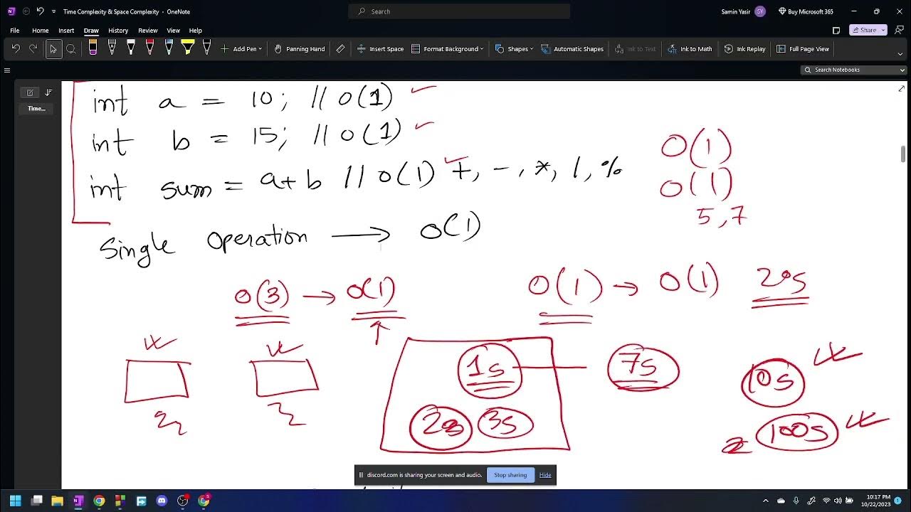 Cp Training Club Time Complexity And Space Complexity Youtube