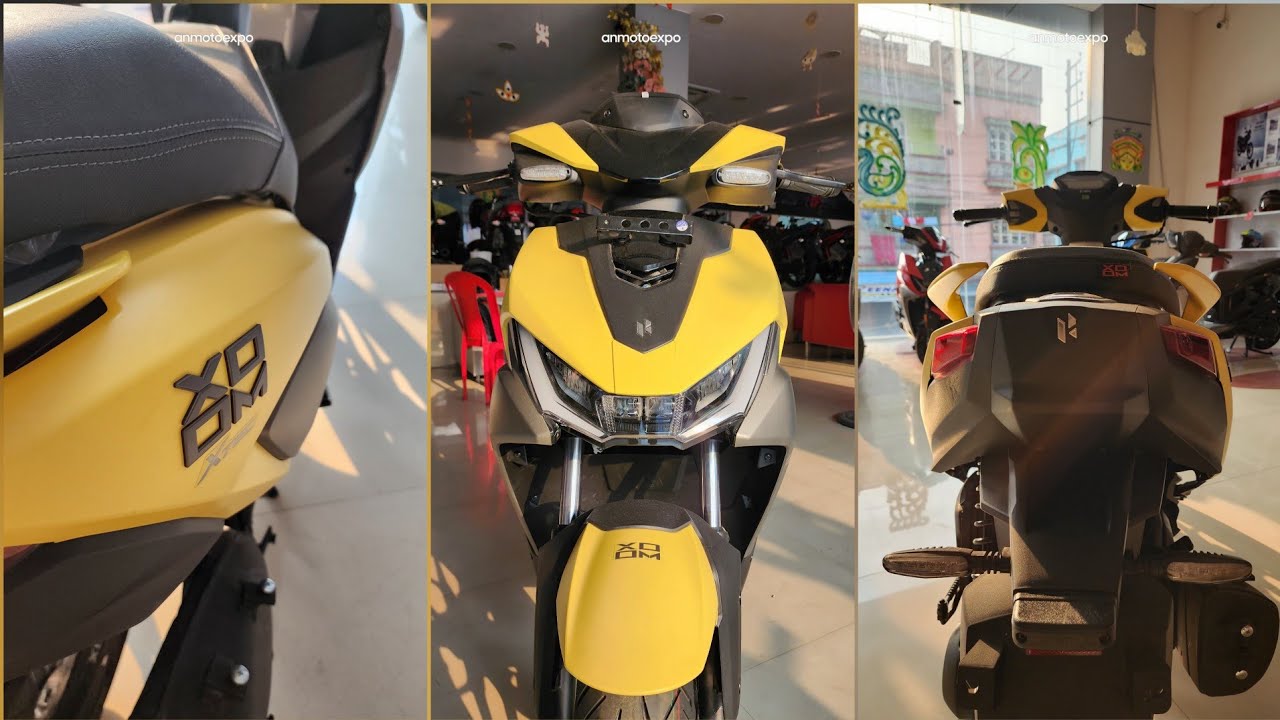 2025 All New Hero Xoom 125 ZX Top Model Matte Yellow Colour | # ...