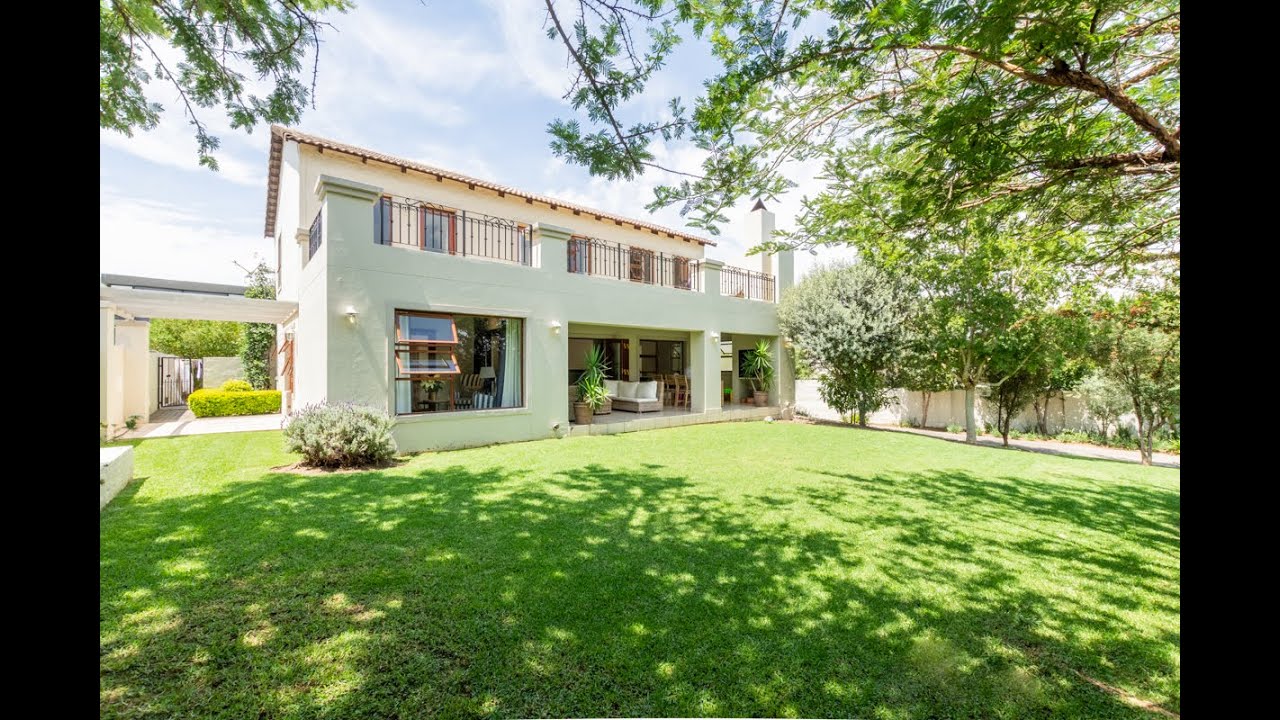 EXQUISITE FAMILY HOME IN SECURE FOURWAYS COMPLEX - YouTube