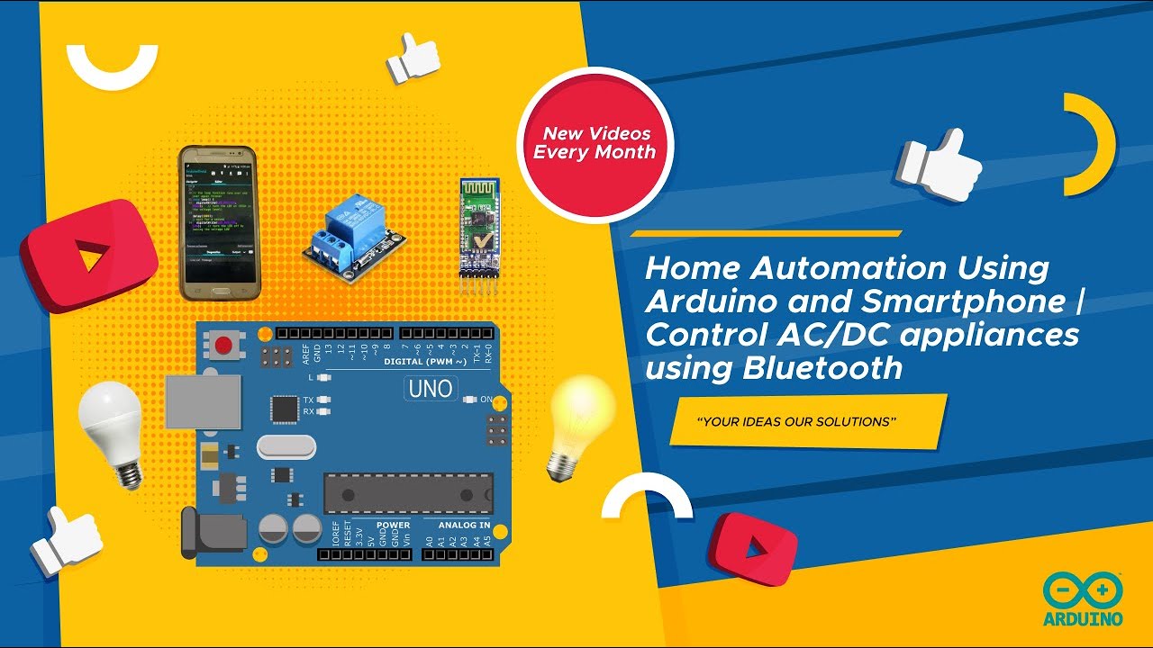Home Automation using Arduino | Control your AC/DC appliances using ...