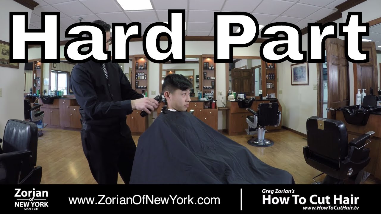 Combover with Hard Part - Faded Side Part - Greg Zorian Haircut ...