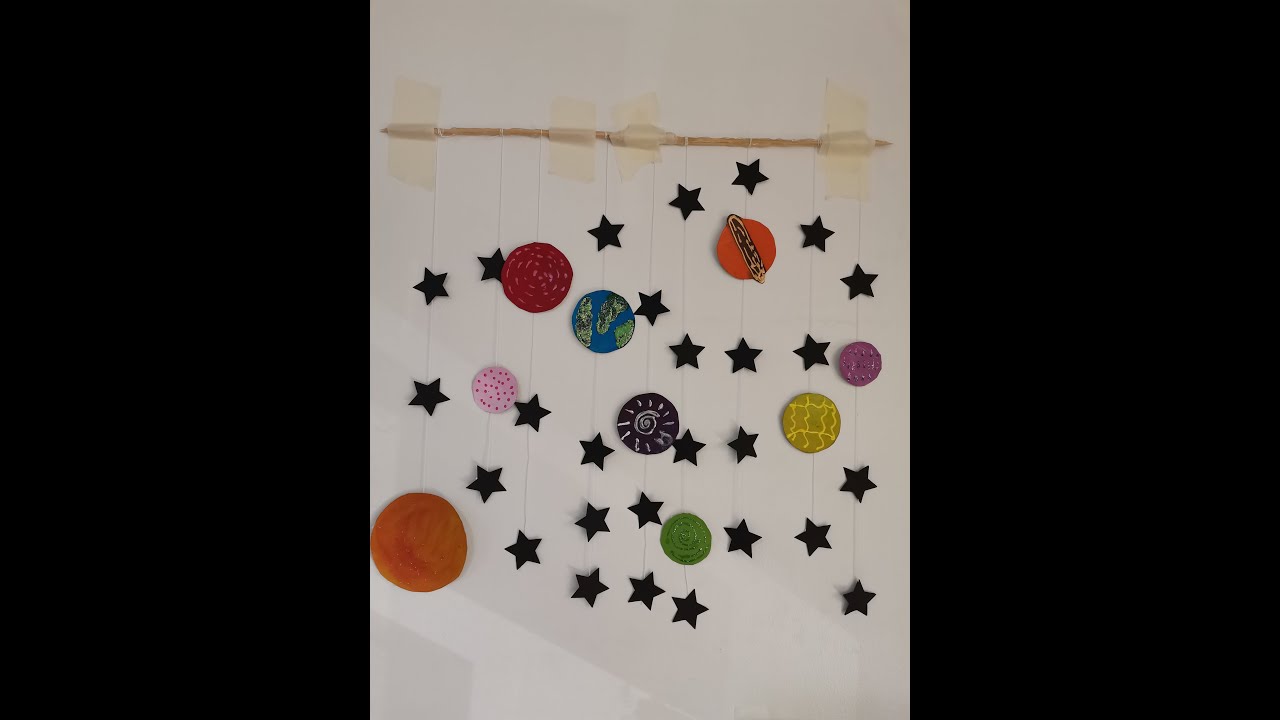 DIY Space Mobile Craft - YouTube