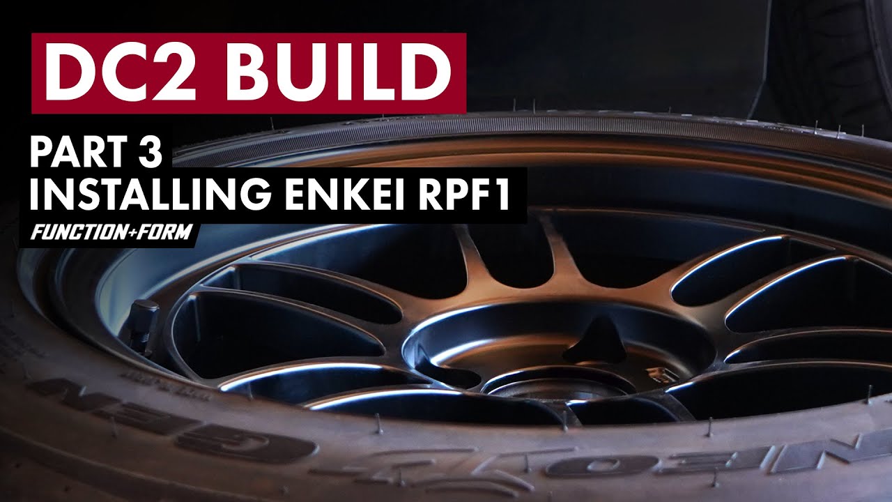 Integra DC2 Build Episode 3 | Installing Enkei RPF1 Matte Black - YouTube