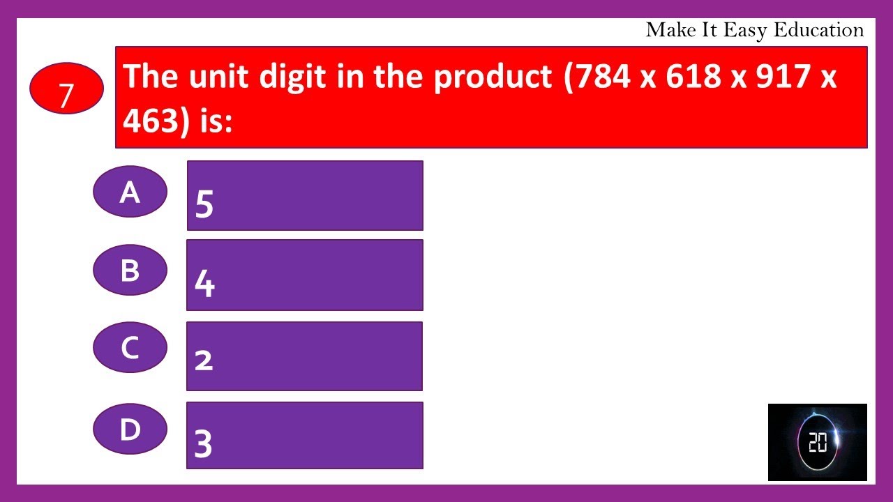 APTITUDE ON NUMBERS || TEST 12 | APTITUDE || PROBLEMS || USEFUL FOR ...